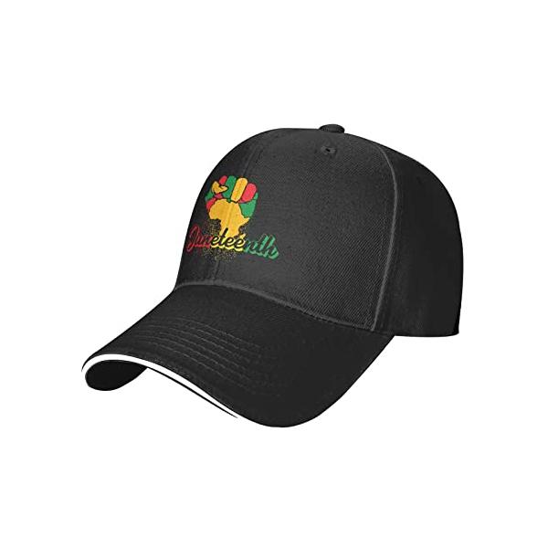 商品名:  UNIWNEDS Juneteenth Fist Freedom Day Hat Baseball Cap Sports Casquette Men Women Adjustable Leisure Dad Trucker Ha...