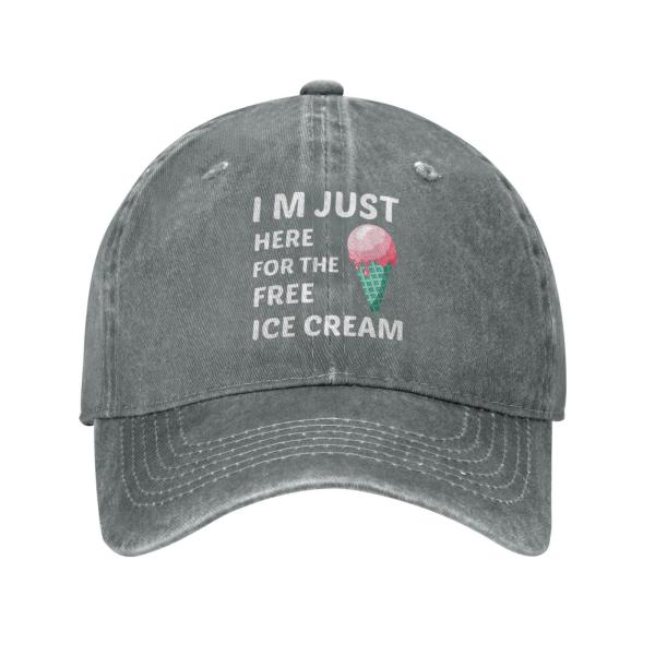 商品名:  Ice Cream Lovers Hat Cap I'm Just Here for The Ice Cream Cap for Men Baseball Hats Funny Hatブランド: Sefgaen商品サイズ: On...