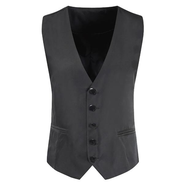 商品名:  Men's Suit Vest Business Suit Vests for Men Formal Slim Fit Solid Wedding Dress Waistcoat for V-Neck Tuxedo Vest(B...