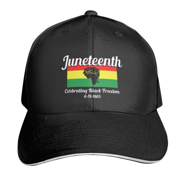 商品名:  Happy Juneteenth Day Hat for Men Women Baseball Cap Stylish Casquette Adjustable Dad Hats Blackブランド: MAICICO商品サイズ:...