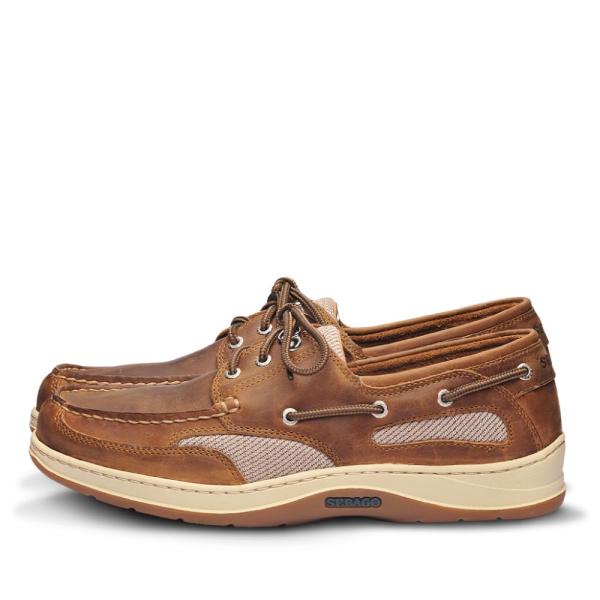 商品名: Sebago Clovehitch II FGLワックス, ブラウンシナモン1, 11.5 Sebago Clovehitch II FGL Waxed Boat Shoes - Leather Moccasins for Men...