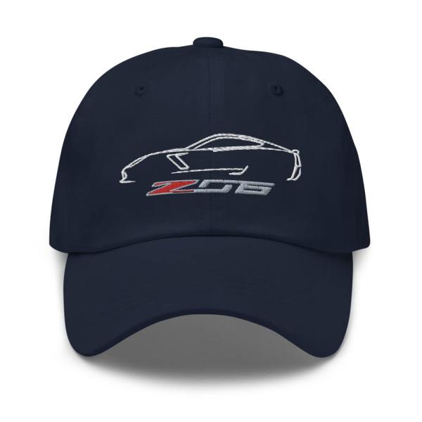 商品名:  Z06 Vette C7 Silhouette Custom Car Club Embroidered Dad hat Navyブランド: JG Infinite商品サイズ: One Size重量: 94g商品番号: PF643...