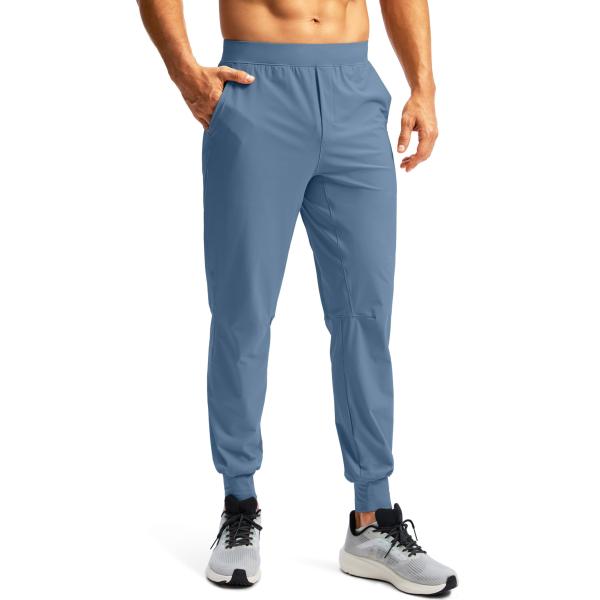 商品名:  Men's Jogger Pants with Zipper Pockets Lightweight Athletic Workout Pants Gym Golf Joggers for Men Track Running (...