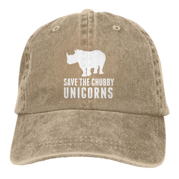 商品名:  Save The Chubby Unicorns Hat Baseball Cap for Men Women Adjustable Denim Cotton Trucker Hats Naturalブランド: Nevfugo商...