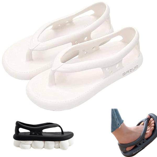 商品名:  GEOBY 2023 NEW Bazuo Sandals,Bazuo Flip Flops, Bazuo Non-Slip Slippers (White,Men 9-10)ブランド: GEOBY商品サイズ: Men 9-10商...