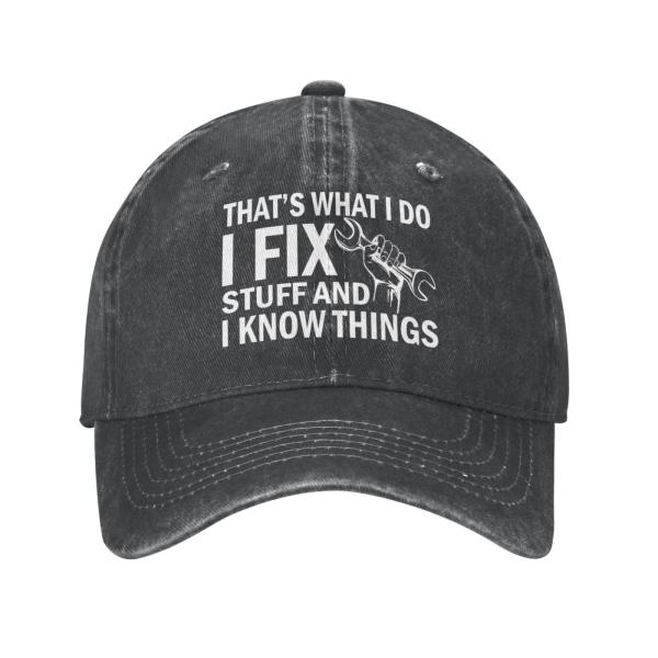 商品名:  I Fix Stuff and I Know Things Hat for Men I Fix Stuff Hat Cool Stuff Hat for Men Funnyブランド: Sefgaen商品サイズ: One Size...