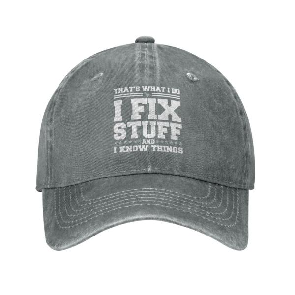 商品名:  I Fix Stuff and I Know Things Hat for Men I Fix Stuff Hat Cool Stuff Hat for Men Funnyブランド: QVXHKP商品サイズ: One Size重...