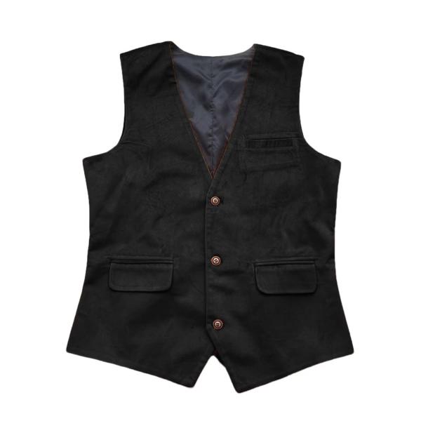 商品名:  LILIS Men's Suede Leather Suit Vest 3 Button Business Wedding Vests Dress Waistcoatブランド: LILIS商品サイズ: 3X-Large高さ: 5...
