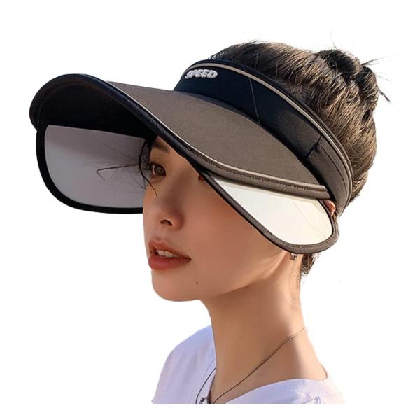 商品名:  Wide-Brimmed Sun Visor Summer Straw Hats for Women Sun Hat for Women Open-top UV Protection Sunscreen Cap Womens B...