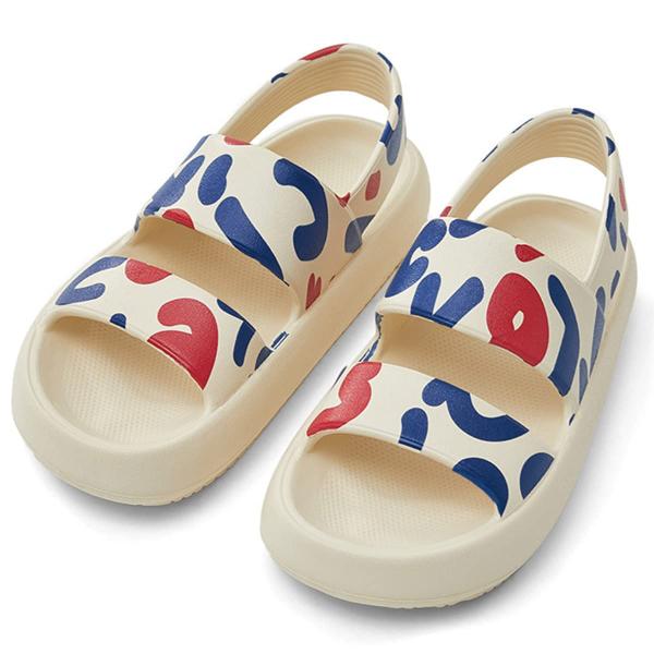 商品名:  Zoducaran Men's and Women's Pillow Slippers Sandals Double Strap Slingback Thick Sole Summer Beach Cloud Sandals S...