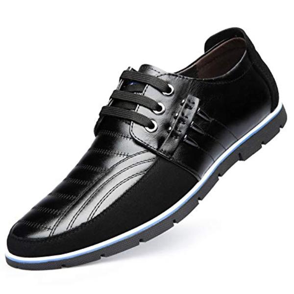 商品名:  Men's Leather Shoes Loafers Casual Oxford Lace Up Business Classic Comfortable Driving Office Walking Moccasin Bri...