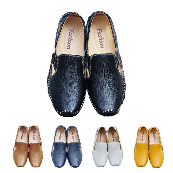商品名:  Lymphvity Men's Hollow Breathable Soft Bottom Loafers,Fashion Slip On Driving Shoes Leather Walking Boat Shoes Cas...