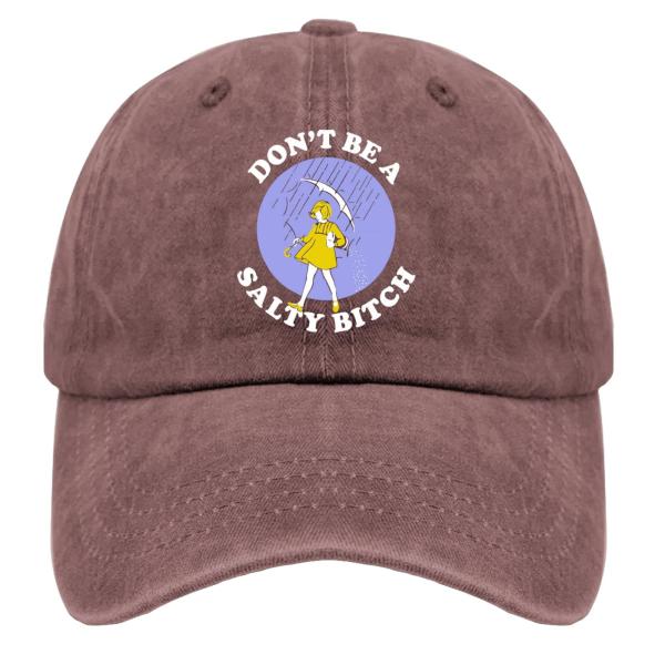 商品名:  Funny Dad Hats Don't Be a Salty Bitch Dad Hat, Vintage Caps for Women Wine Redブランド: DIYANG商品サイズ: One Size高さ: 19.98...