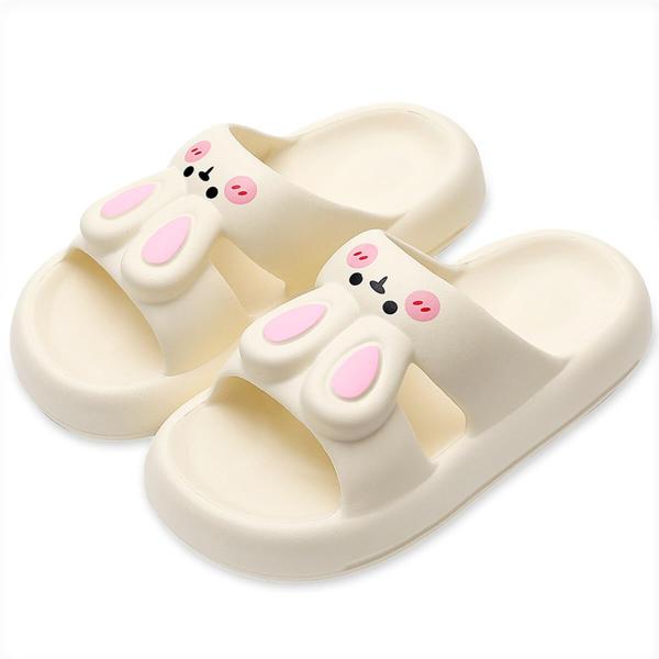 商品名:  Caramella Bubble Women Summer Open Toe Bunny Animal Slippers Shower Sandal Bathroom Comfy House Slide Anti-slip Ra...