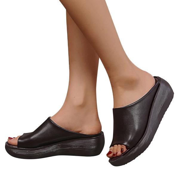 商品名: Dheva-C 女性用サンダル レディース プラットフォーム アンクルストラップ ソリッドサンダル オープントゥ ウェッジ チャンキーサンダル コンサイス カジュアル 夏 レディースシューズ (A-ブラウン、9) Dheva-C ...