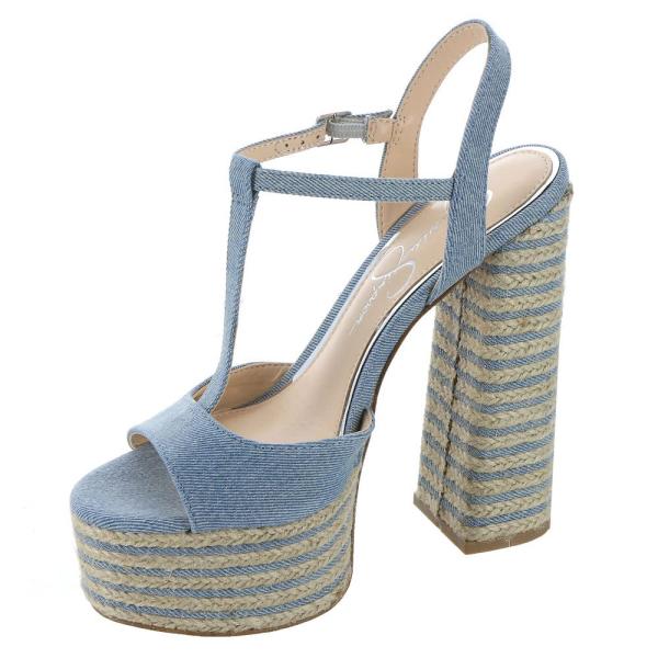 商品名: Jessica Simpson Ameeka レディース サンダル, ブルー, 24.5 Jessica Simpson Ameeka Womens Sandal 85 BM US Blueブランド: Jessica Simpso...
