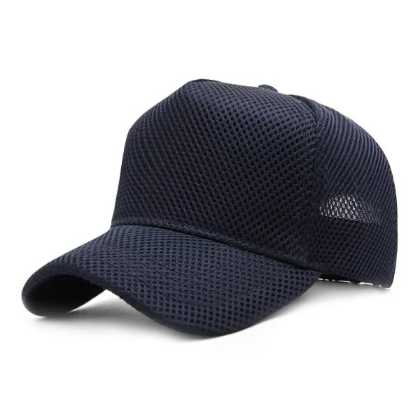 商品名:  5 Panels High Crown Trucker Hats Mens Outdoor Breathable Full Mesh Snapback Baseball Caps Wide Brim Sun Hats Plus ...