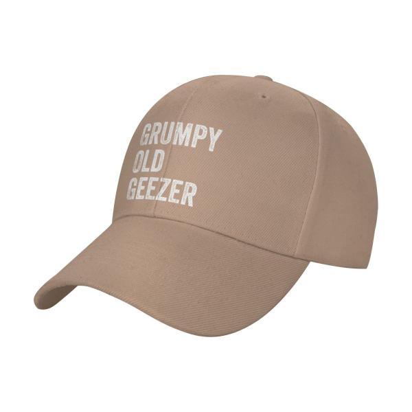 商品名:  YvoneDBrownn Grumpy Old Geezer Adjustable Baseball Cap for Men and Women - Original Classic Low Profile Dad Hat,Na...