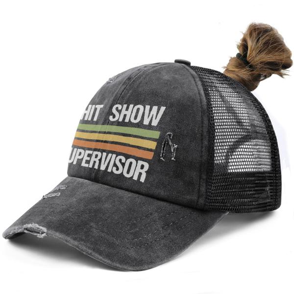商品名:  Shit Show Supervisor Hat Shit Show Supervisor Cap Black Baseball Cap Trucker Hat Women/Menブランド: Supload商品サイズ: One ...