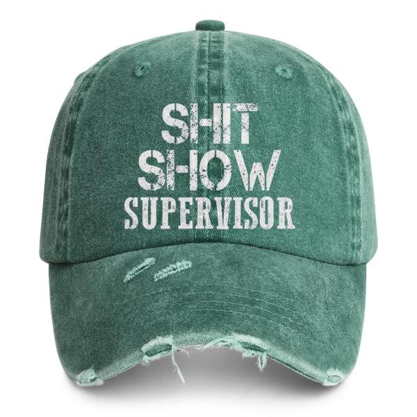 商品名:  Shit Show Supervisor Hat Shit Show Supervisor Cap Green Baseball Cap Trucker Hat Funny Hatブランド: Supload商品サイズ: One ...