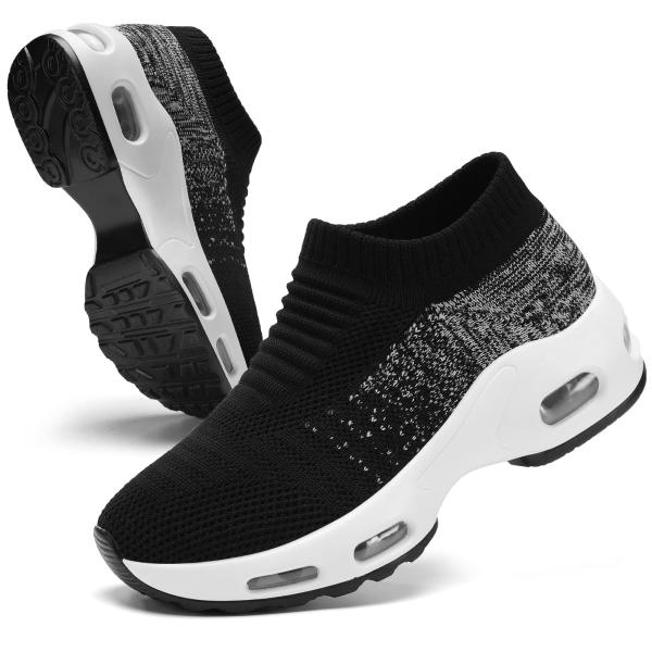 商品名:  Women Walking Shoes Mesh Sneakers for Women Non Slip Shoes for Women Slip on Sock Sneakers Women Girls Nurse Loafe...