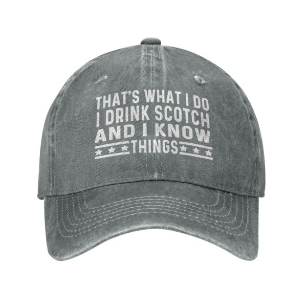 商品名:  That's What I Do I Drink Scotch and I Know Things Cap for Women Dad Hats Graphic Capsブランド: Sefgaen商品サイズ: One Size高...