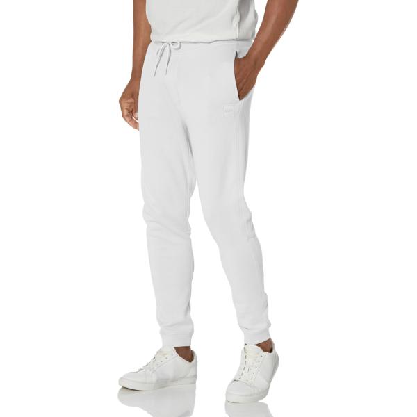 商品名: BOSS メンズ ワッペンロゴ フレンチテリー コットン ジョガー, ハーバーミスト, XX-Large BOSS Men's Patch Logo French Terry Cotton Joggers, Harbor Mist...