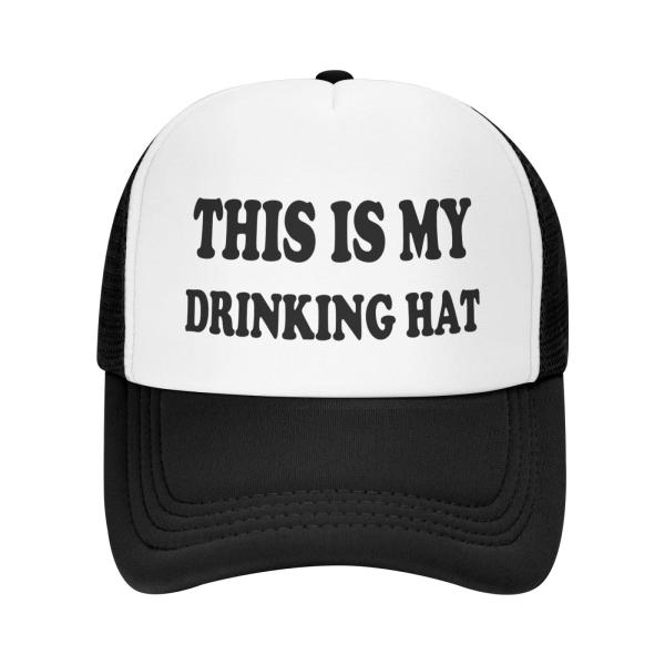 商品名:  Diputer This is My Drinking HAT Black Mesh Back Cap for Men Women Baseball Hat Trucker Hat Snapback Hatブランド: Diput...
