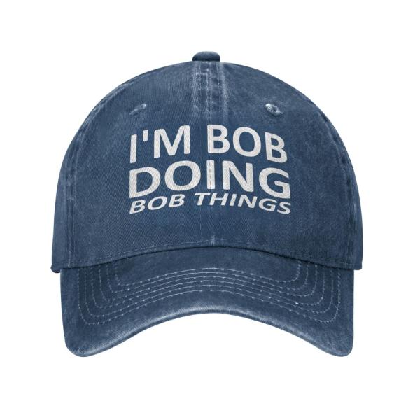 商品名:  Im Bob Doing Bob Things Hat for Men Dad Hats with Design Hatブランド: VUWKNQ商品サイズ: One Size高さ: 16.3068cm横幅: 14.4018cm奥...