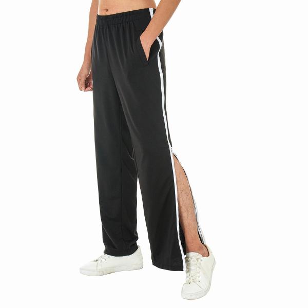 商品名:  Men's Tear Away Basketball Pants Zip Off Track Pants Post Surgery Sweatpants with Zipper Legs (Black, M)ブランド: Suag...