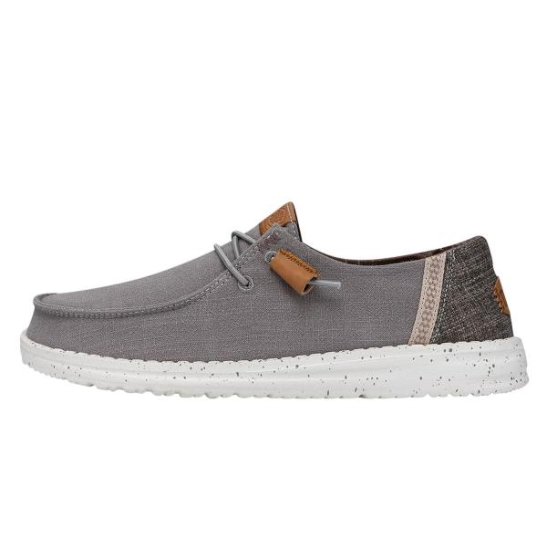 商品名:  Hey Dude Women's Wendy Washed Grey Size 9 | Women's Shoes | Women Slip-on Loafers | Comfortable &amp; Light-Weight...