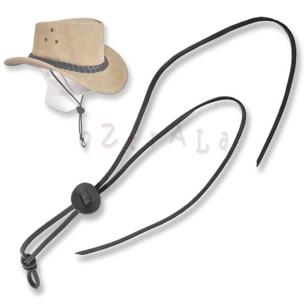 商品名:  Oztrala Chin-Strap Buffalo Leather Stampede String Cowboy Hat Men HAC2 Chinstrap (Black)ブランド: Oztrala商品サイズ: One Si...