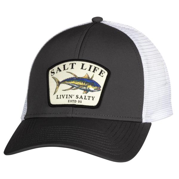 商品名:  Salt Life Mens Fish Series Hat, Graphite, One Sizeブランド: Salt Life商品サイズ: One Size高さ: 23.2cm横幅: 21.2cm奥行: 11cm重量: 10...
