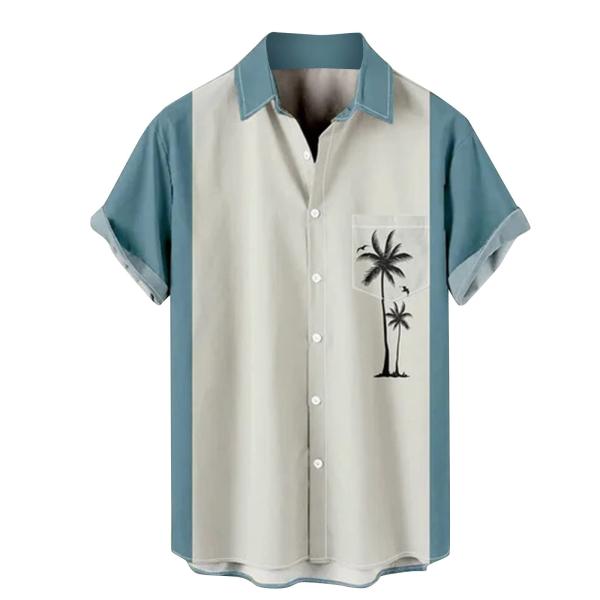 商品名:  WALLDOR Hawaiian Shirt for Men Palm Tree Graphic Button Down Short Sleeve Dress Shirts Summer Casual Vacation Beac...