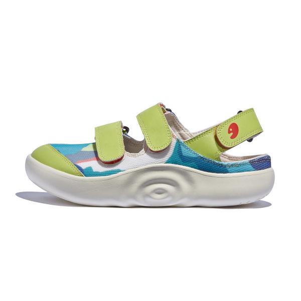 商品名:  UIN Women's Closed Toe Sandals Lightweight Casual Walking Summer Travel Hiking Water Shoes Mahon III Green Wonderl...