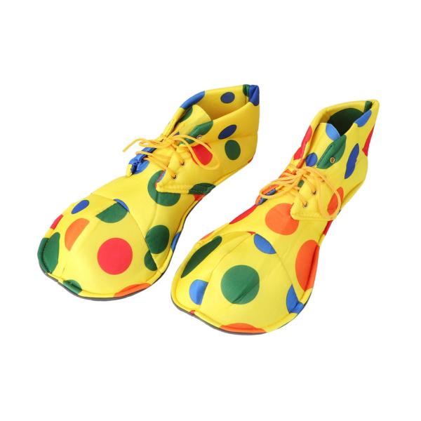 商品名:  GRIRIW Color Clown Shoes 1 Pair Clown Shoes Prom Props Halloween Costumes Clown Boots Party Clown Shoes Clown Cost...