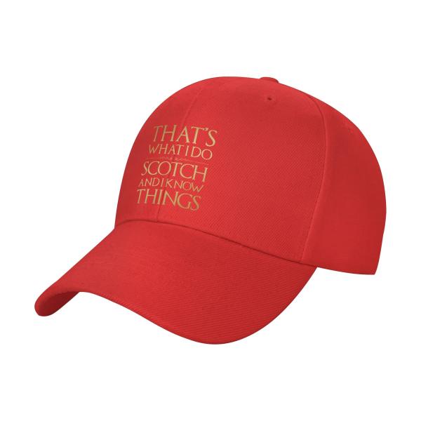 商品名:  That's What I Do I Drink Scotch Trucker Hat for Men Women Whiskey Hat That's What I Do I Drink Scotch and I Know T...