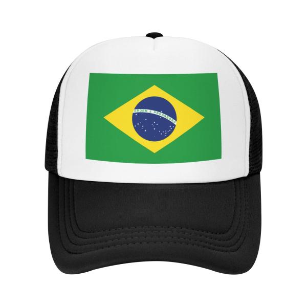 商品名:  ZBDSKLEX Flag of Brazil Trucker Hat, Adjustable Mesh Baseball Cap, Outdoor Fishing Hat for Men Womenブランド: ZBDSKLEX...
