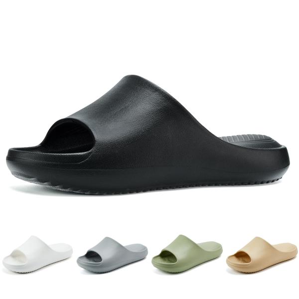 商品名:  ANLUKE Pillow Slippers for Women and Men Comfortable Cloud Slides for Indoor and Outdoor Home Cushioned Thick Sole...