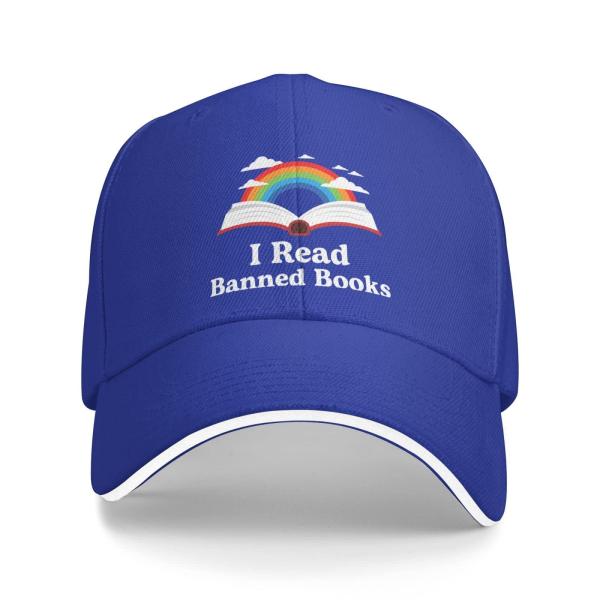 商品名:  POLIFARMER I Read Banned Books Cap Men Dad Hats Funny Cap Blueブランド: BEIXBE商品サイズ: One Size高さ: 1.778cm横幅: 12.7cm奥行: ...
