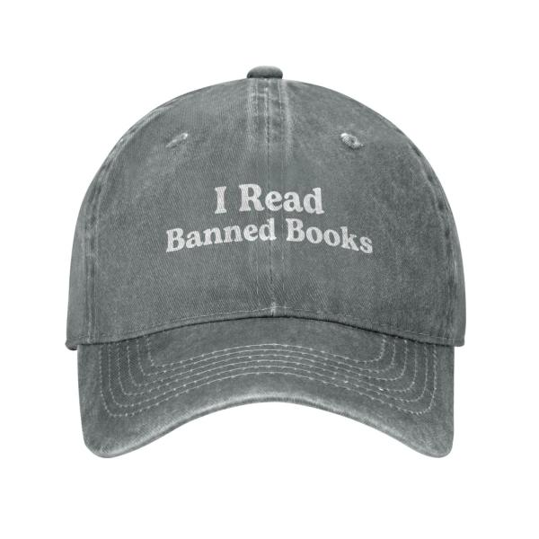 商品名:  I Read Banned Books Hat for Women Baseball Hat Fashionable Cap Grayブランド: BEIXBE商品サイズ: One Size高さ: 1.778cm横幅: 12.7c...