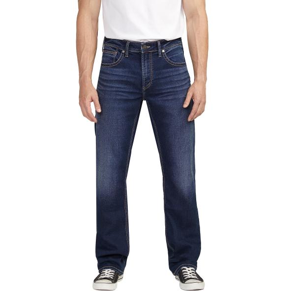 商品名:  Silver Jeans Co. Men's Grayson Classic Fit Straight Leg Jeans, Dark Wash EWK488, 30W x 32Lブランド: Silver Jeans Co.商品...