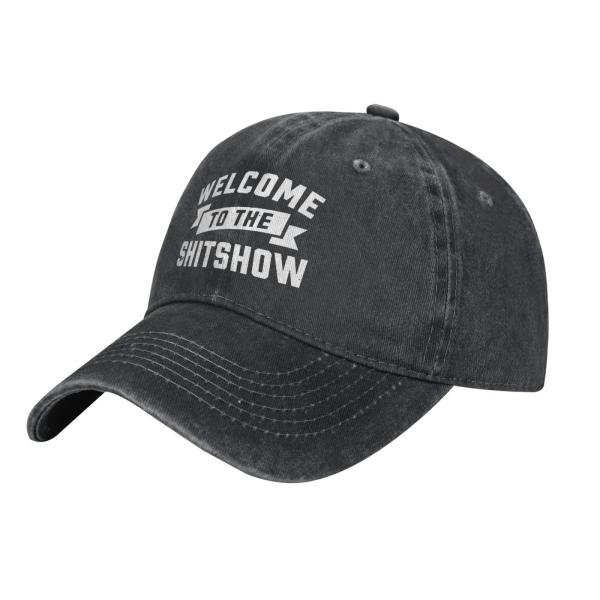 商品名:  Welcome to The Shitshow Cowboy hat Baseball Cap Women Sun Hat Men Dad Hat Trucker hat Blackブランド: Kkaingg商品サイズ: One...