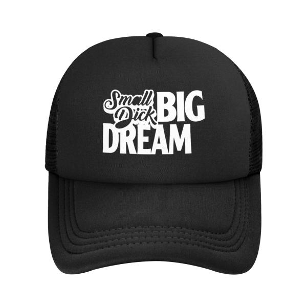 商品名:  fwoeqiz Small Dick Big Dreams Mesh Hat Baseball Cap Golf Sun Cap Dad Hats Adjustable for Men Women Blackブランド: fwoe...