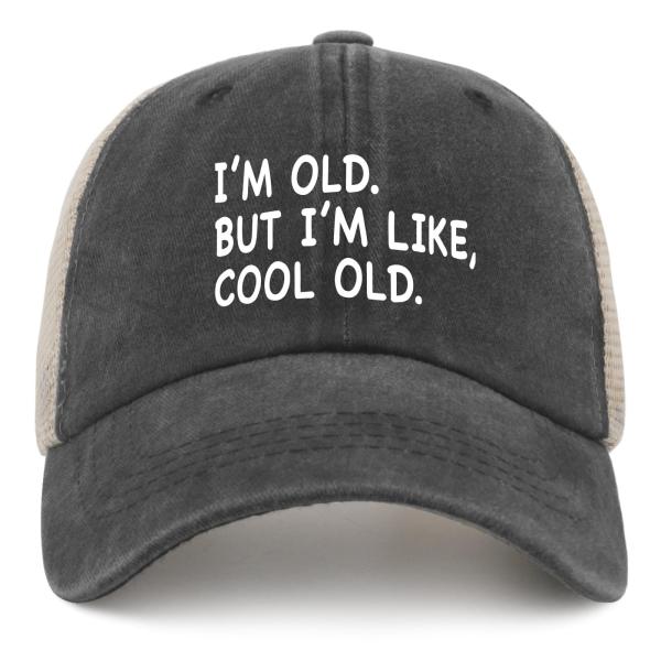 商品名:  Philysonic I'm Old but I'm Like Cool Old Trucker Hat Men Funny Mesh Hat for Summerブランド: Philysonic商品サイズ: One Size高...