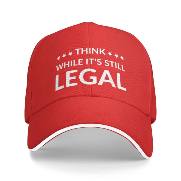 商品名:  Think While It's Still Legal Hat Anti Joe Biden Hat Freedom, Conservatives, Republican Hat for Men Women Redブランド: ...