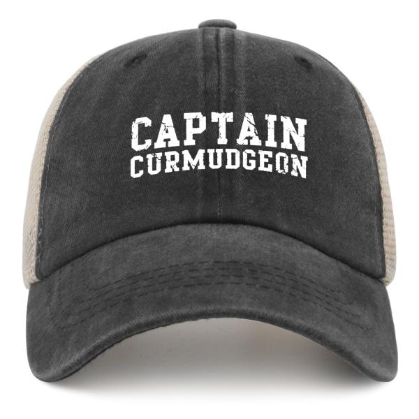 商品名:  Philysonic Dad Hat Captain Curmudgeon Trucker Hat Men Trendy Mesh Baseball Cap for Summerブランド: Philysonic商品サイズ: On...