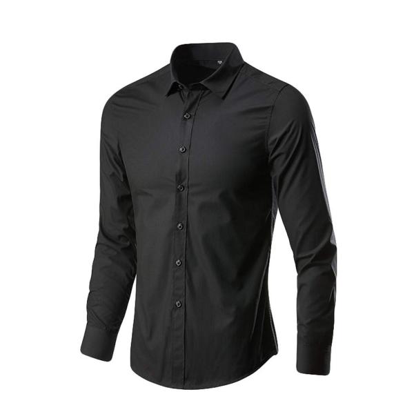商品名:  Men's Dress Long Sleeve Shirts Classic Roll Up Button Down Quick-Dry Loose Fit Stretch Formal Stylish Lightweight ...