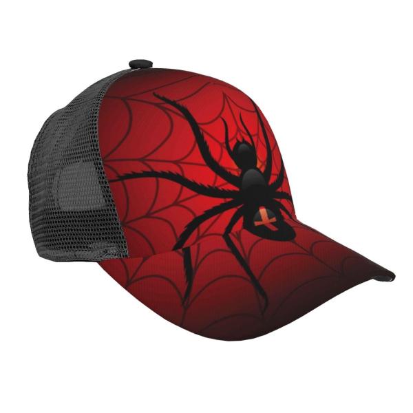 商品名:  Xisover Ponytail Baseball Cap for Women Men Adjustable Mesh Trucker Ponycap Quick Drying Sport Hat-Spider On The W...