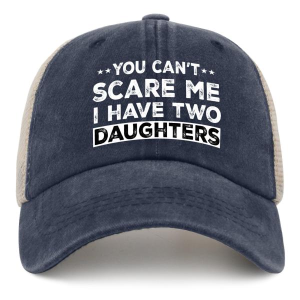 商品名:  You Can‘t Scare Me I Have Two Daughters Hat Trucker Hat Men Funny Mesh Baseball Cap for Summerブランド: Sefgaen商品サイズ: ...